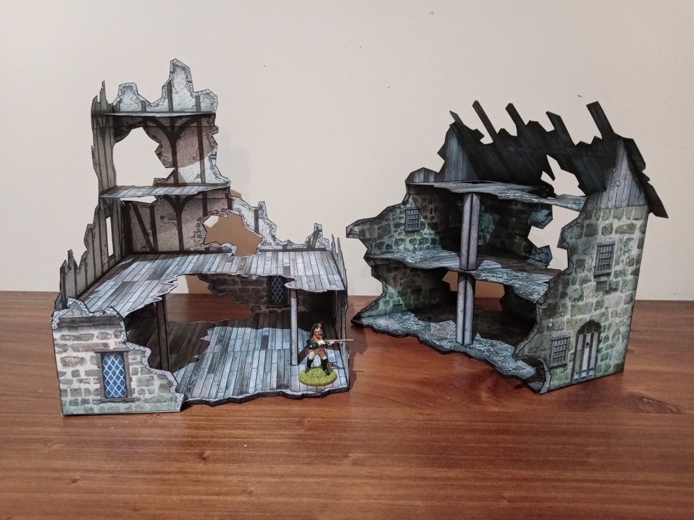 Card Stock Medieval Buildings