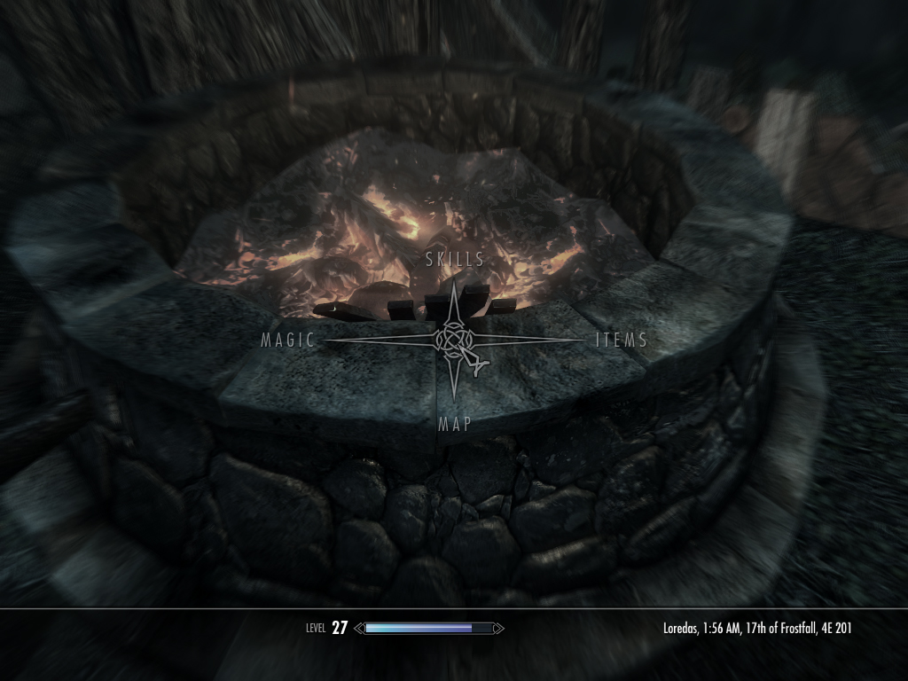 Interface Design: The Elder Scrolls V: Skyrim interface