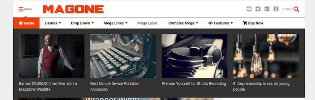 30+ Responsive Blogger Templates [2021] For News & Magazine ...