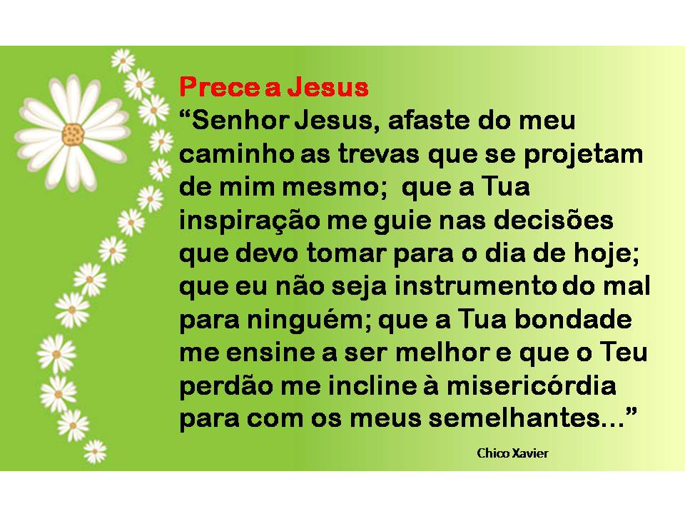 A Mão da Vida: Prece a Jesus