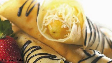 Resep Kue Kering Crepes Pisang Yang Lezat | Resep Kue Kering Terlengkap