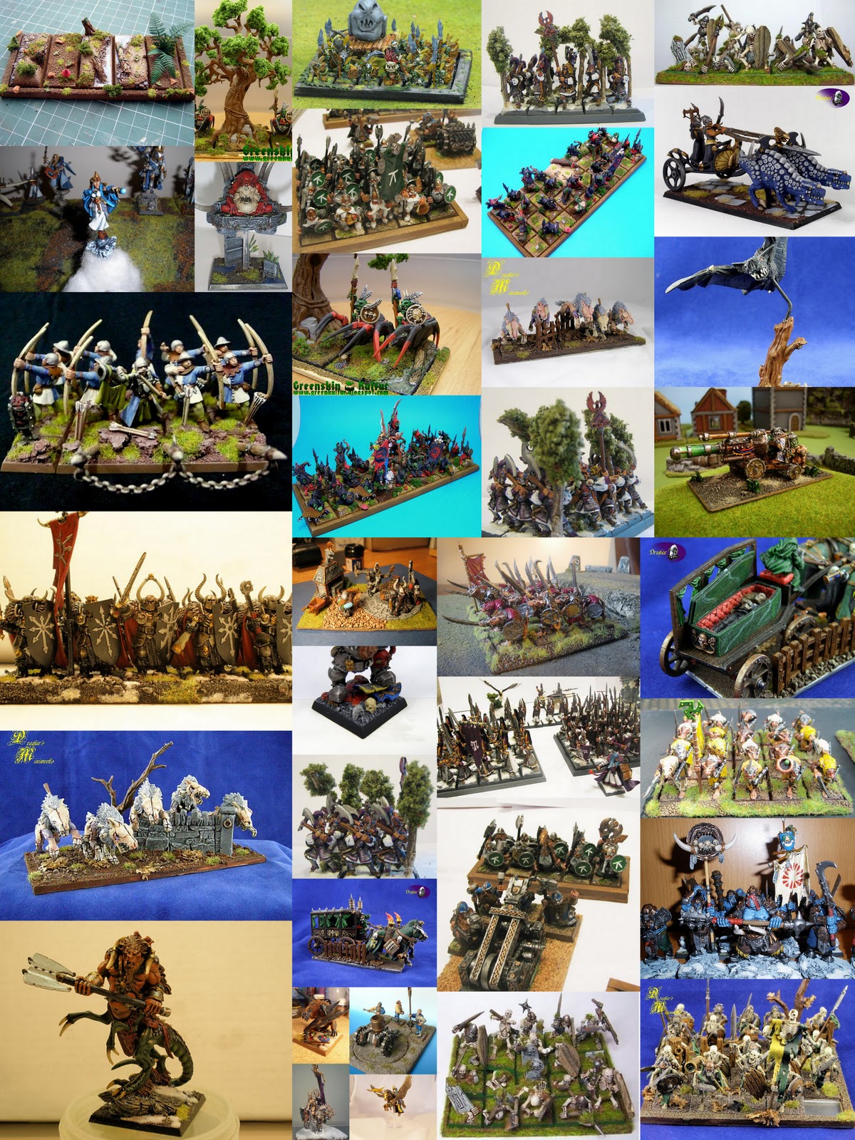 Warhammer Fantasy Miniatures Gallery: Fantasy Army Design Themes & Bases