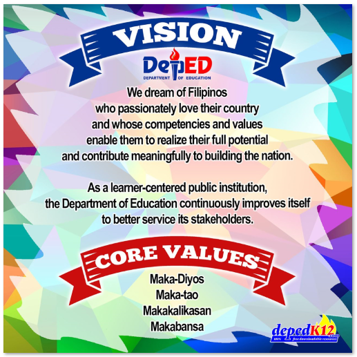 Free Hd Download Deped Vision Mission Core Values Other Classroom ...