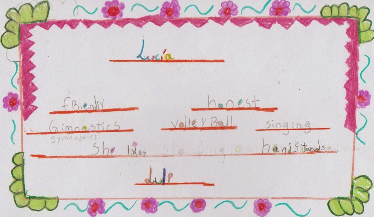 4th grade English class : Friendship: Cinquain poems written by kids