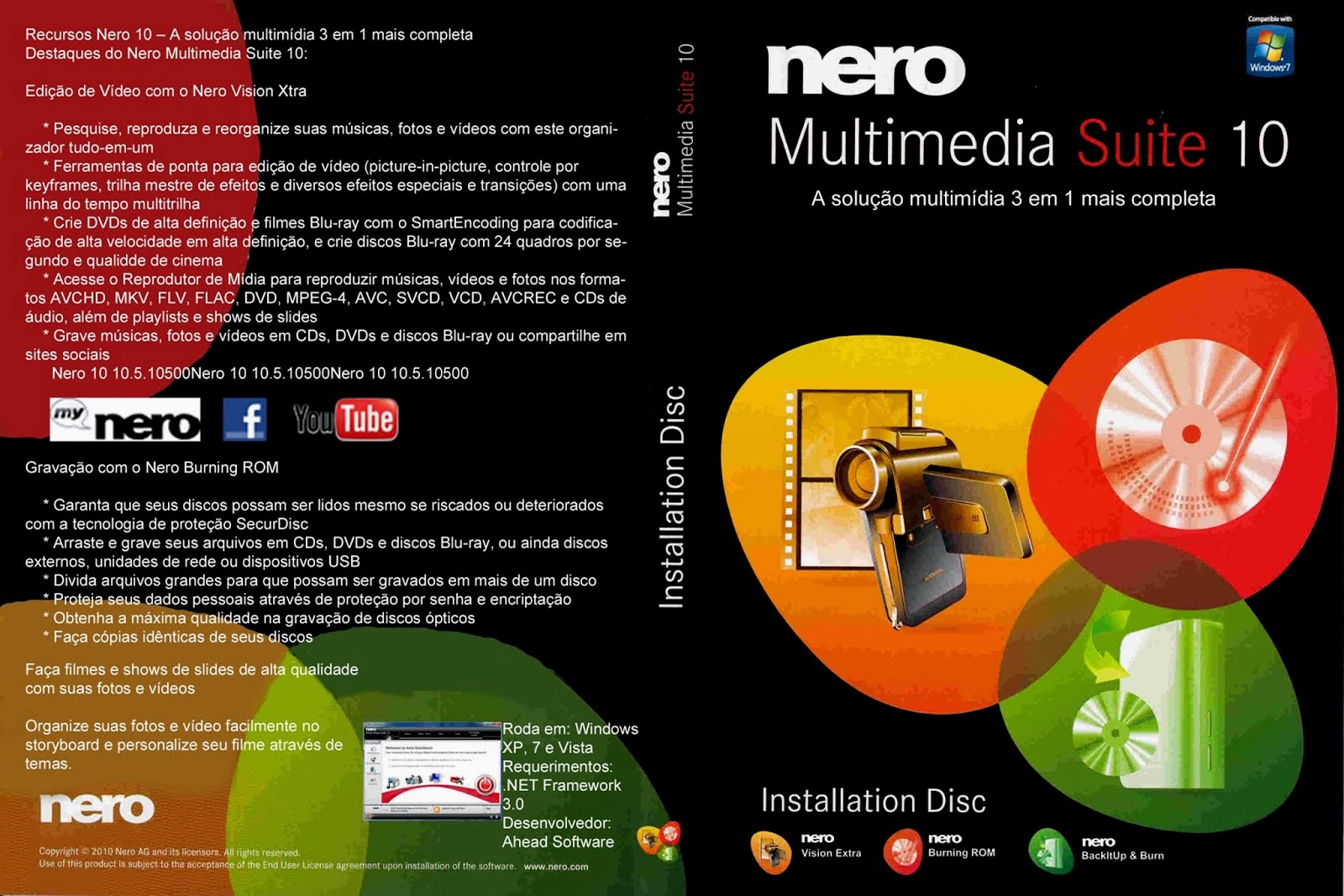 CAPAS DVD VIDEO JP: NERO MULTIMEDIA SUITE 10