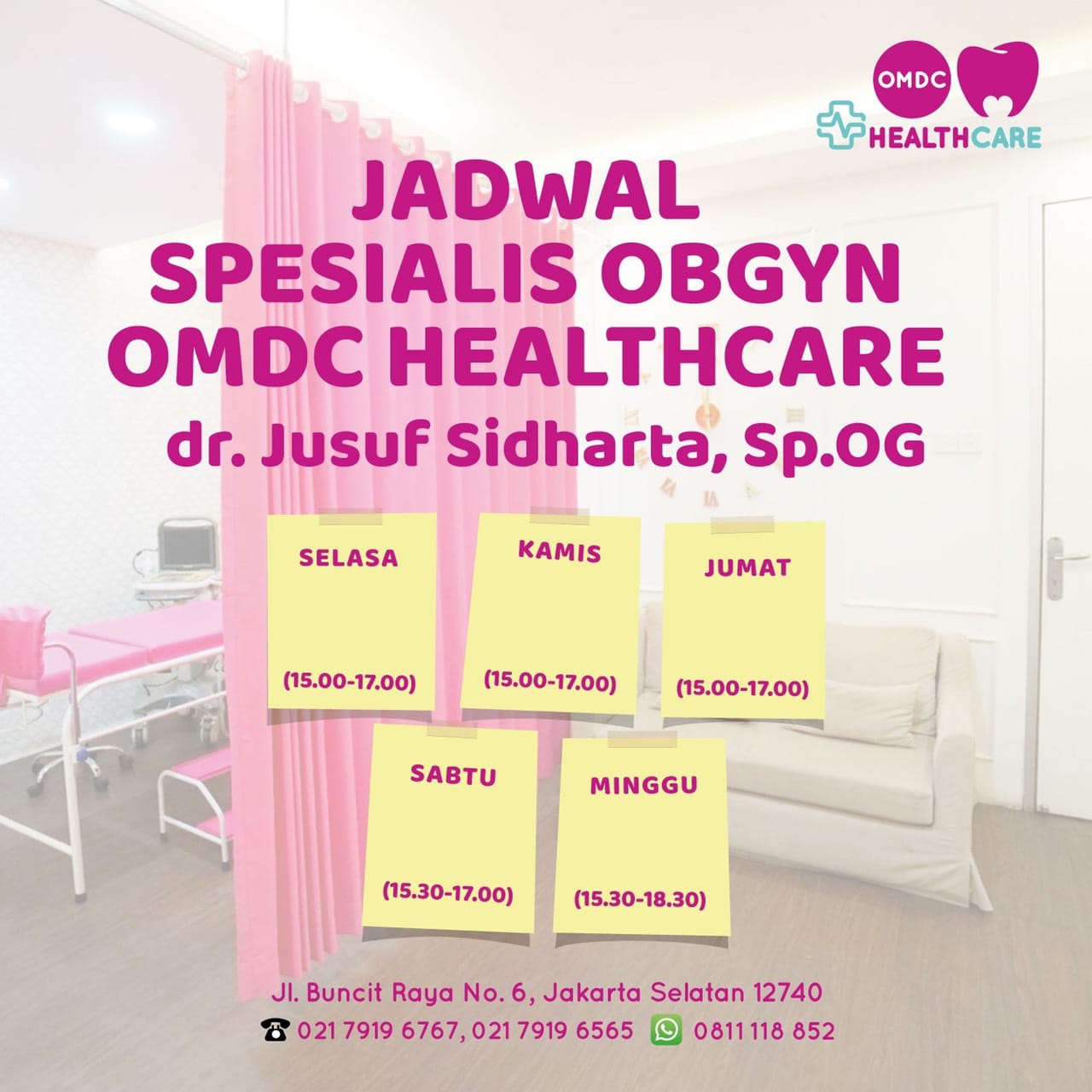 Nyaman nya Konsultasi KB di Klinik Bernuansa Jepang, OMDC Healthcare Mampang ~ Kreasi Natara