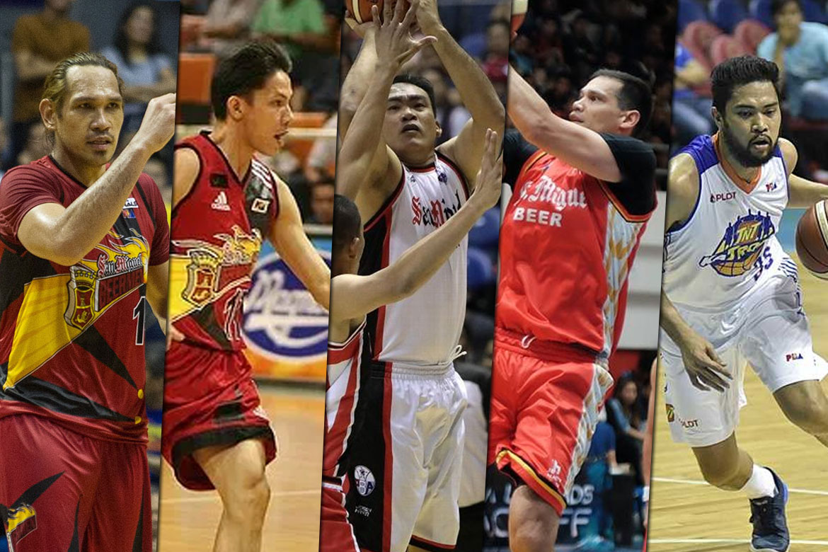 Who are the next five greatest PBA players?