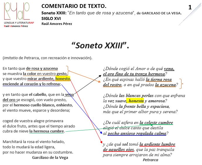 LenguayLiteratuRAP: Análisis de "En tanto que de rosa y azucena ...