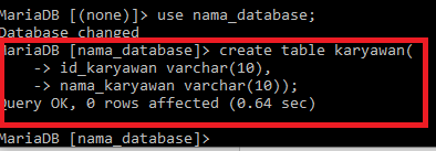 Cara Membuat Tabel dengan XAMPP di CMD - Belajar Mudah