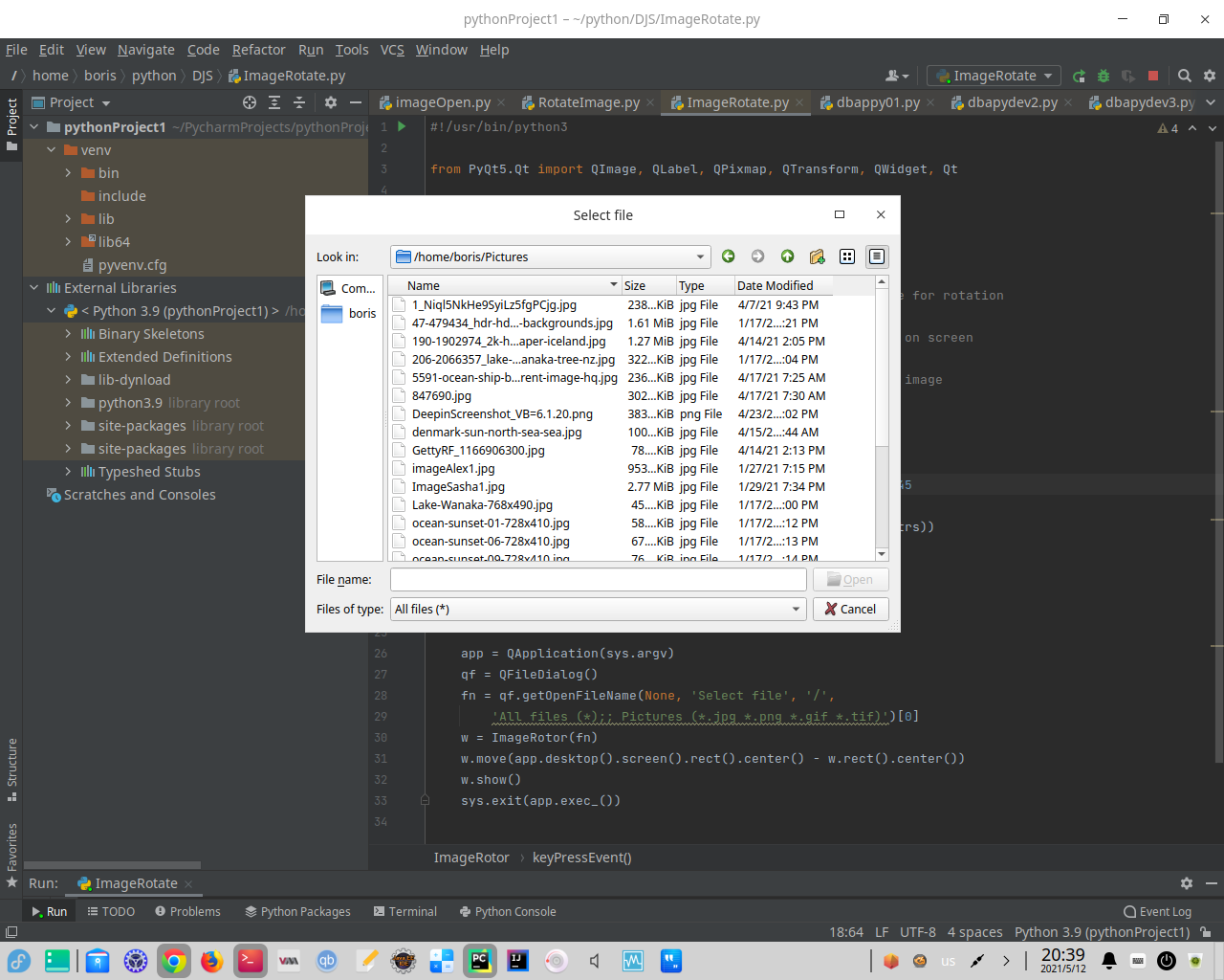 Openstack Rdo Andand Kvm Hypervisor Rotating An Image In Pyqt5