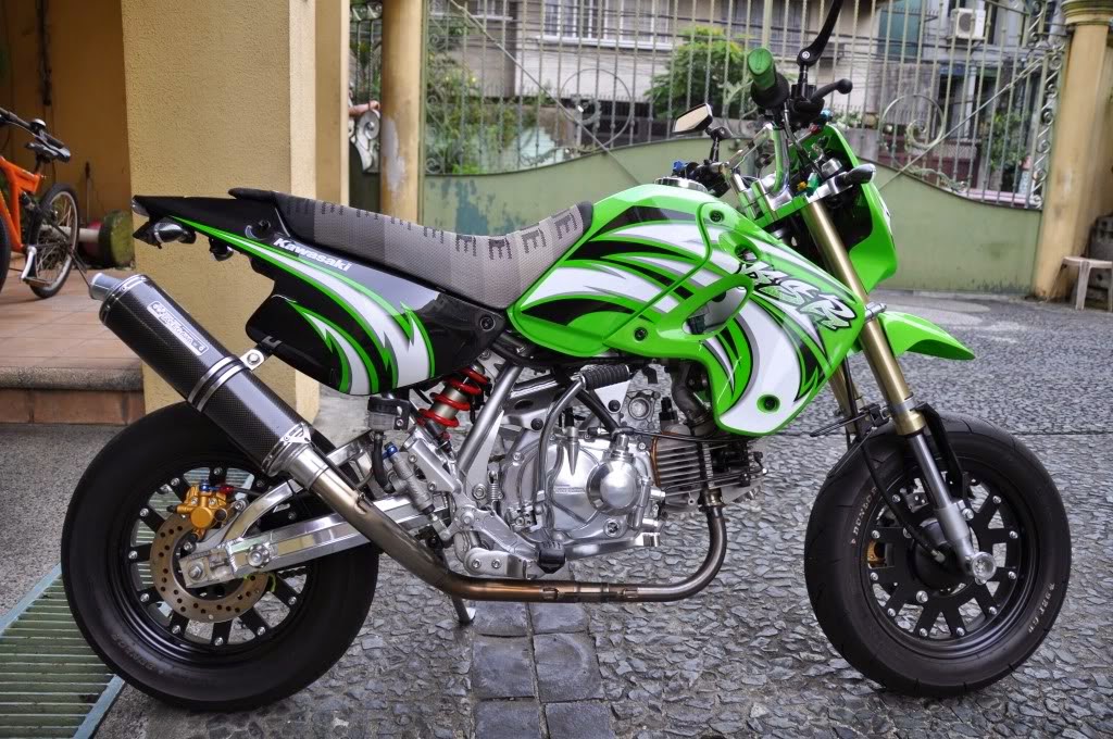 Dunia Modifikasi: Galeri Modifikasi Motor Kawasaki KSR 110 Terbaru