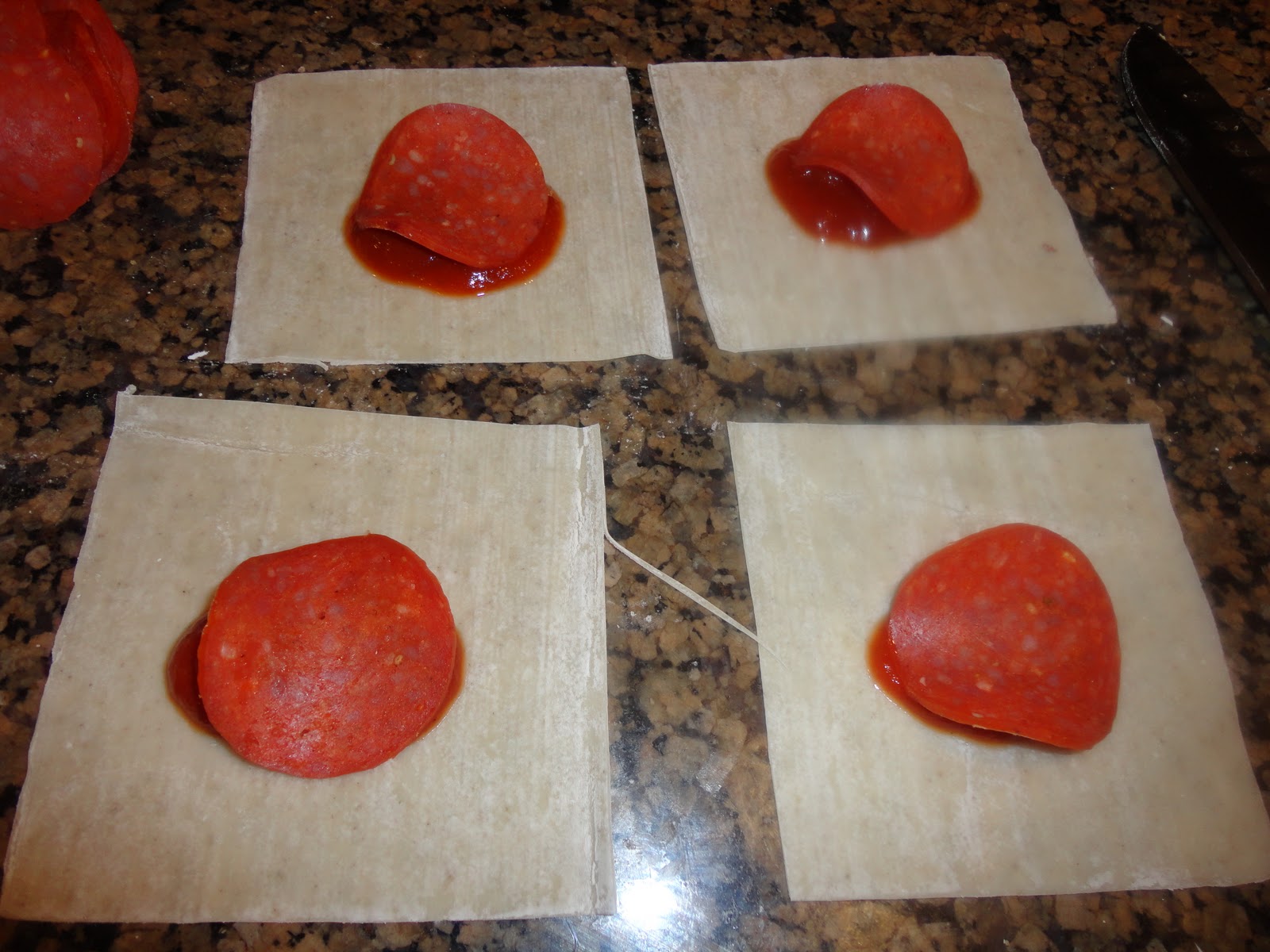 Never trust a skinny cook....: Pepperoni logs