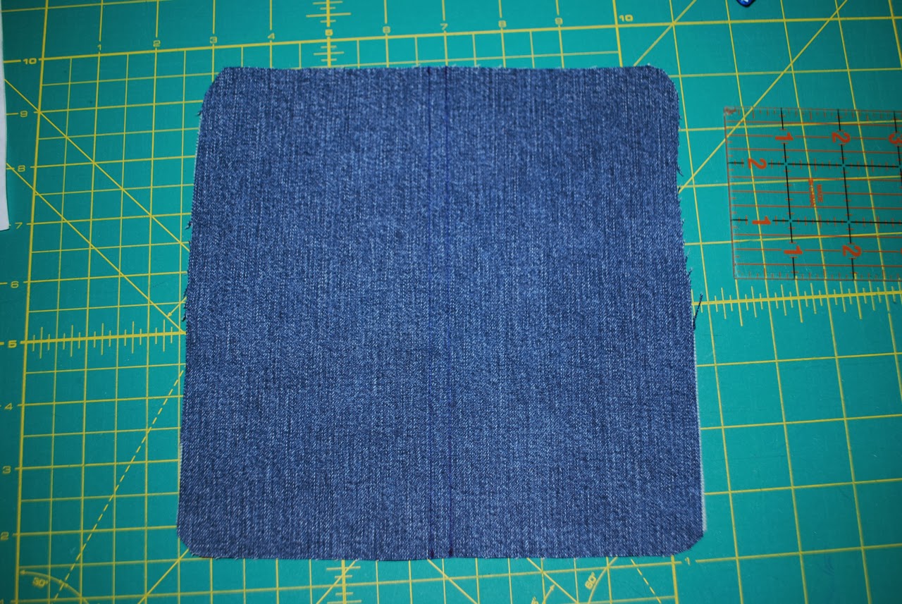 Roonie Ranching: Denim Tooth Fairy Pillow -- Sewing Tutorial