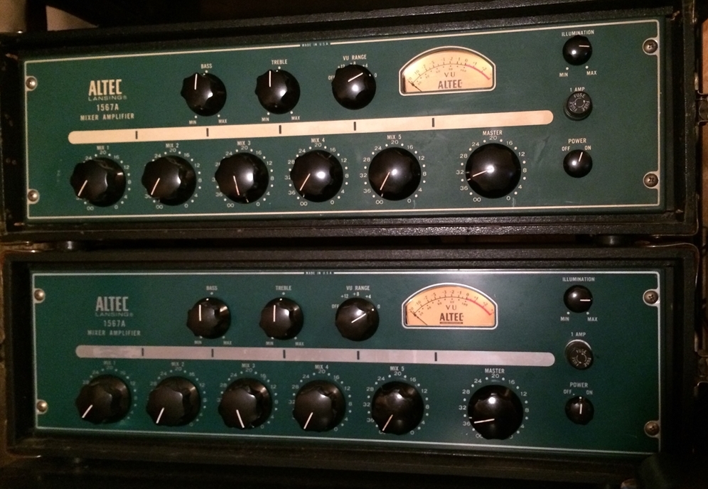 Nyann's-Audio Life: ALTEC 1567A MIXER AMPLIFIER