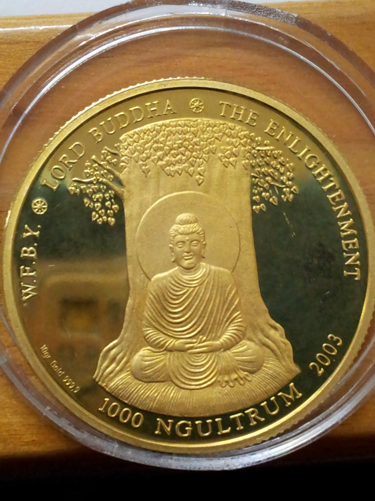 Beautiful Coins: 2003 Gold Coin Enlightment of Lord Buddha - B.H. Mayer ...