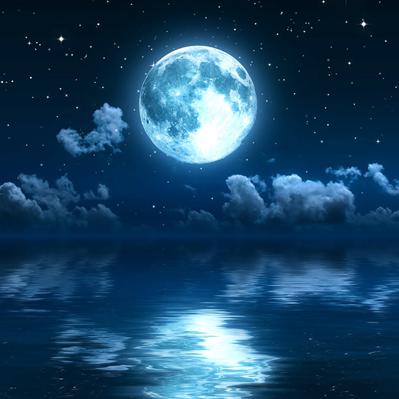 Blue Moon Wallpaper Engine