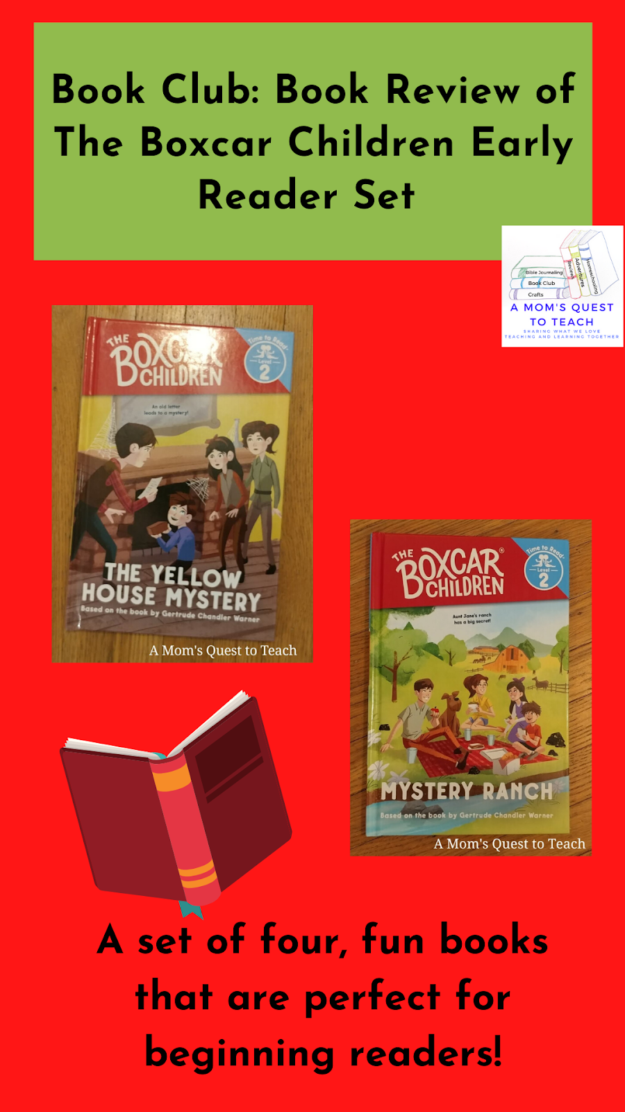 A Mom's Quest to Teach: Book Club: Book Review of The Boxcar Children ...