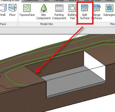 revit in plain english: Pad not Cutting Existing Toposurface