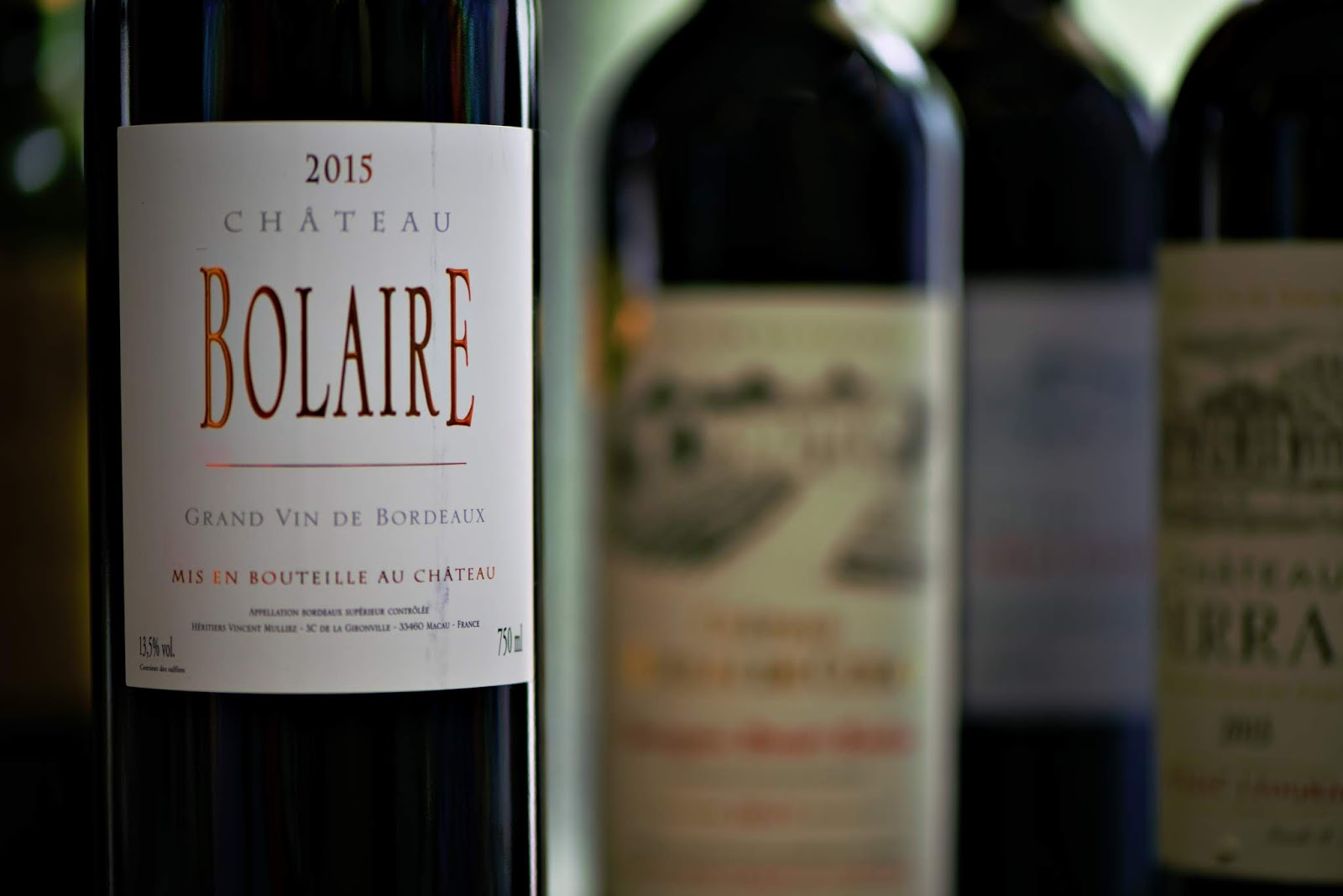 New Hampshire Wine-man: Château Bolaire 2015 Bordeaux Red Wine