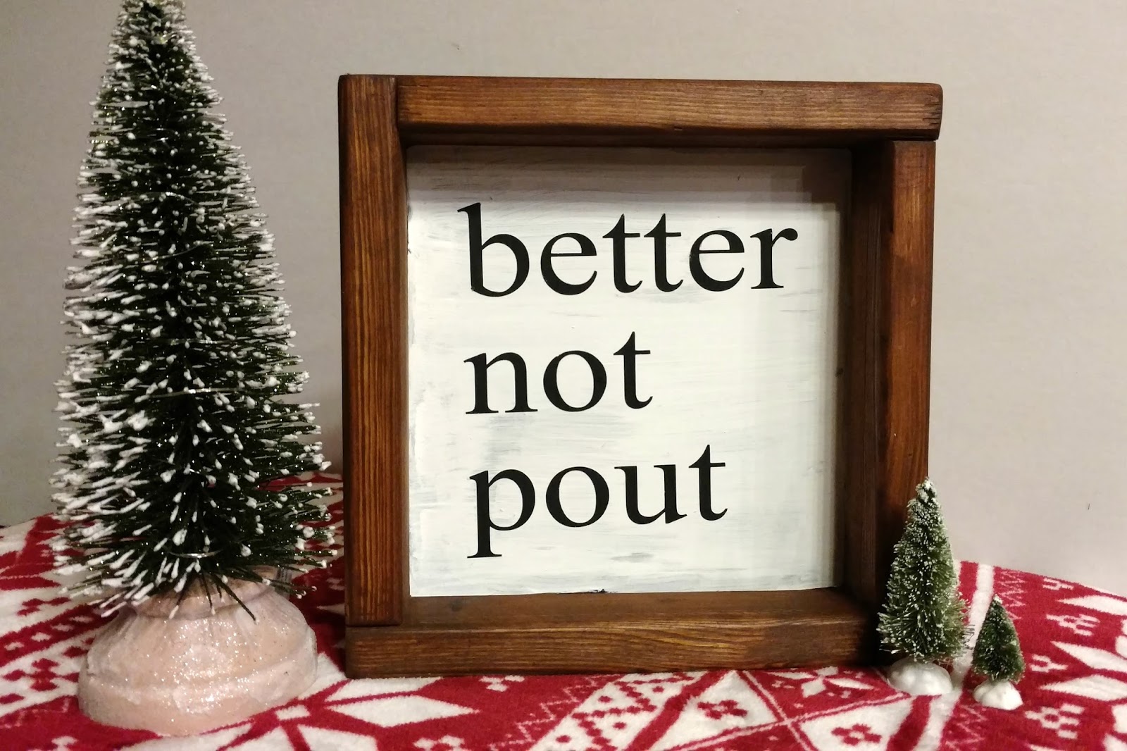 DIY Box Frame Sign - Sunshine and Munchkins