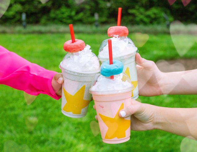 Hardee's Tests New Froot Loops Mini Donut Milkshake