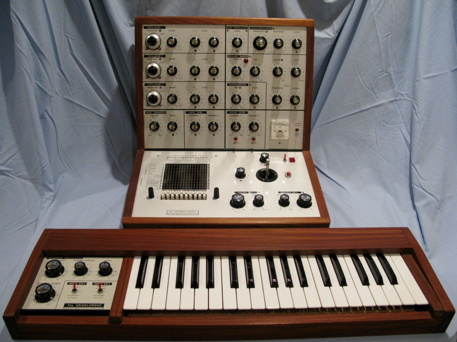 MATRIXSYNTH: EMS Putney VCS3 Analog Synthesizer and Cricklewood ...