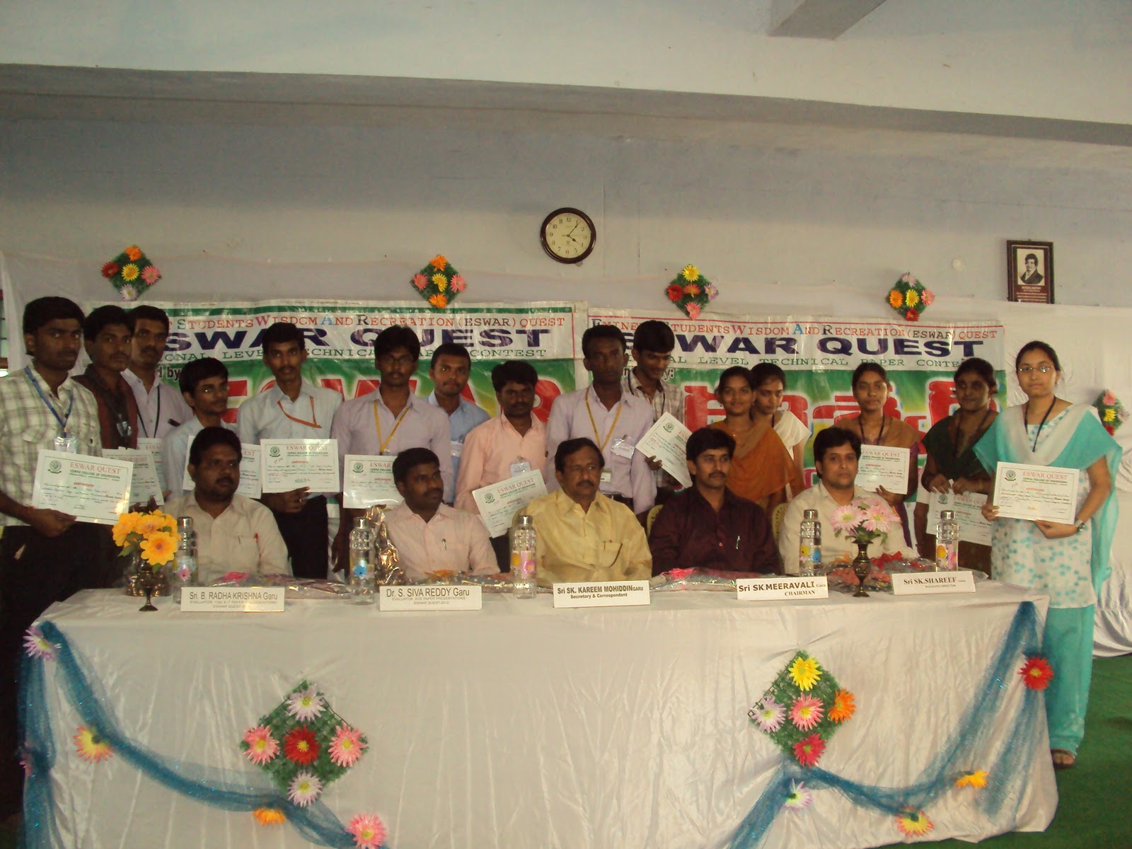 Eswar College of Engineering Blog: ESWAR QUEST 2012