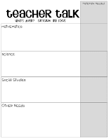 The Go To Teacher: Teacher Talk