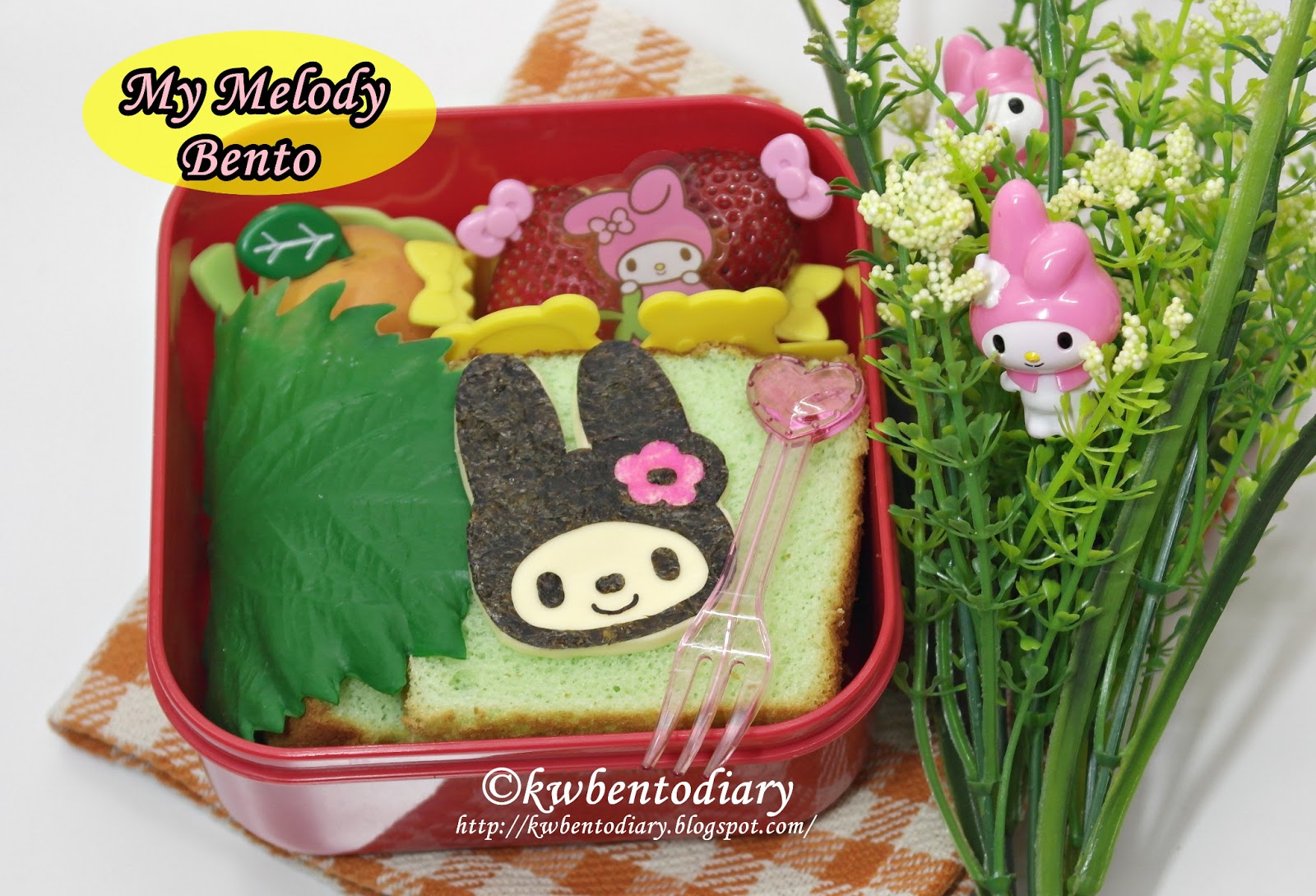 Karenwee's Bento Diary: Bento#July07~My Melody Bento Snack