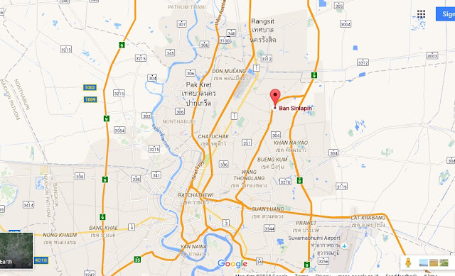 Khlong Bang Luang Artist House Bangkok Map - Tourist Attractions in ...