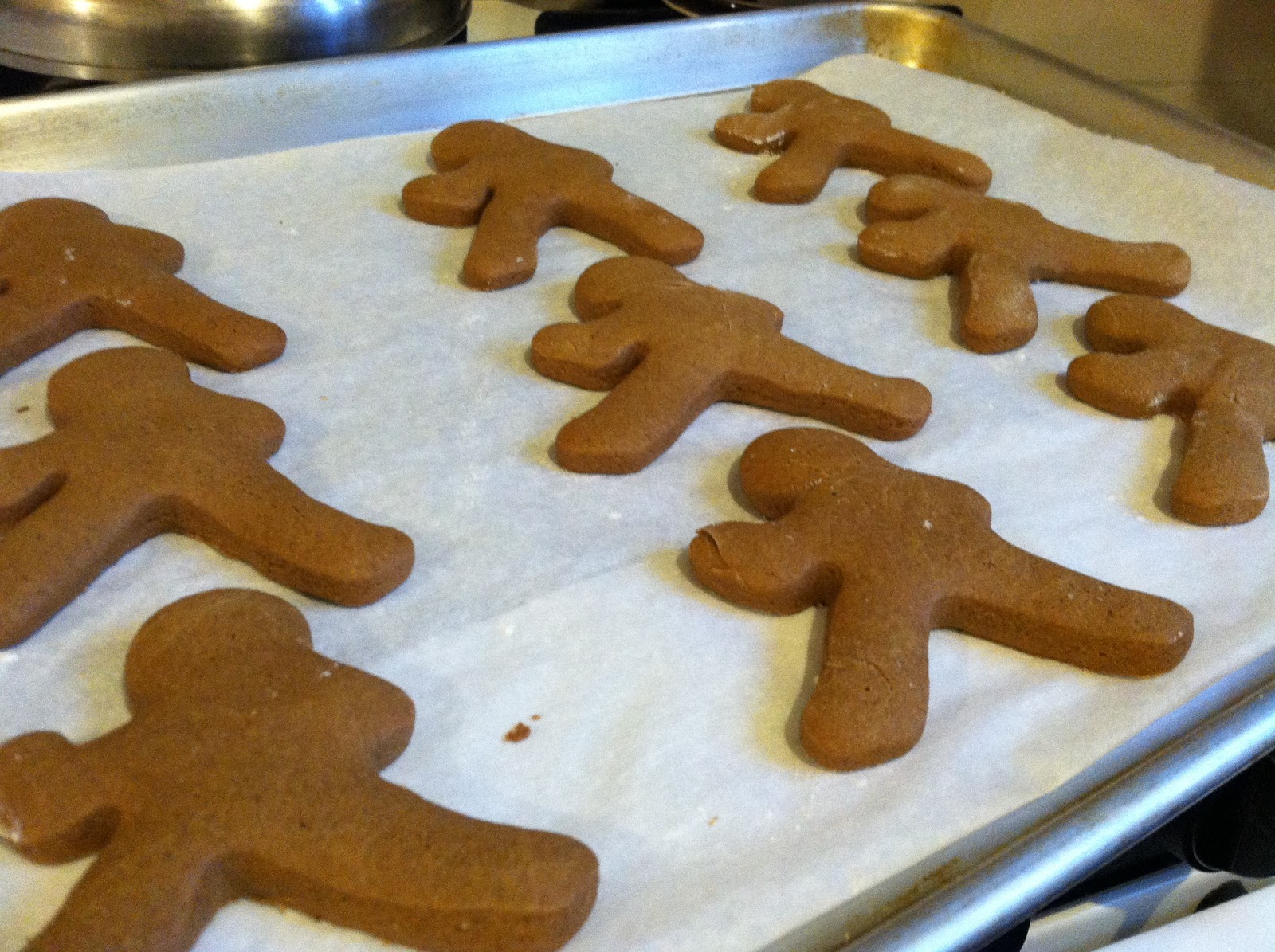 Julie Vision in the Kitchen: Gingerbread Ninjas (or Ninjabread Men)