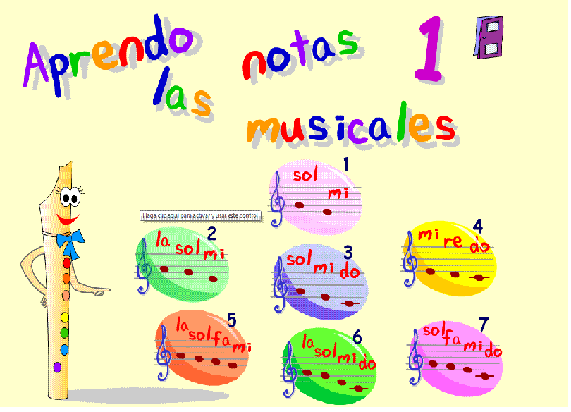 Dibujos de las notas musicales y sus nombres - Imagui