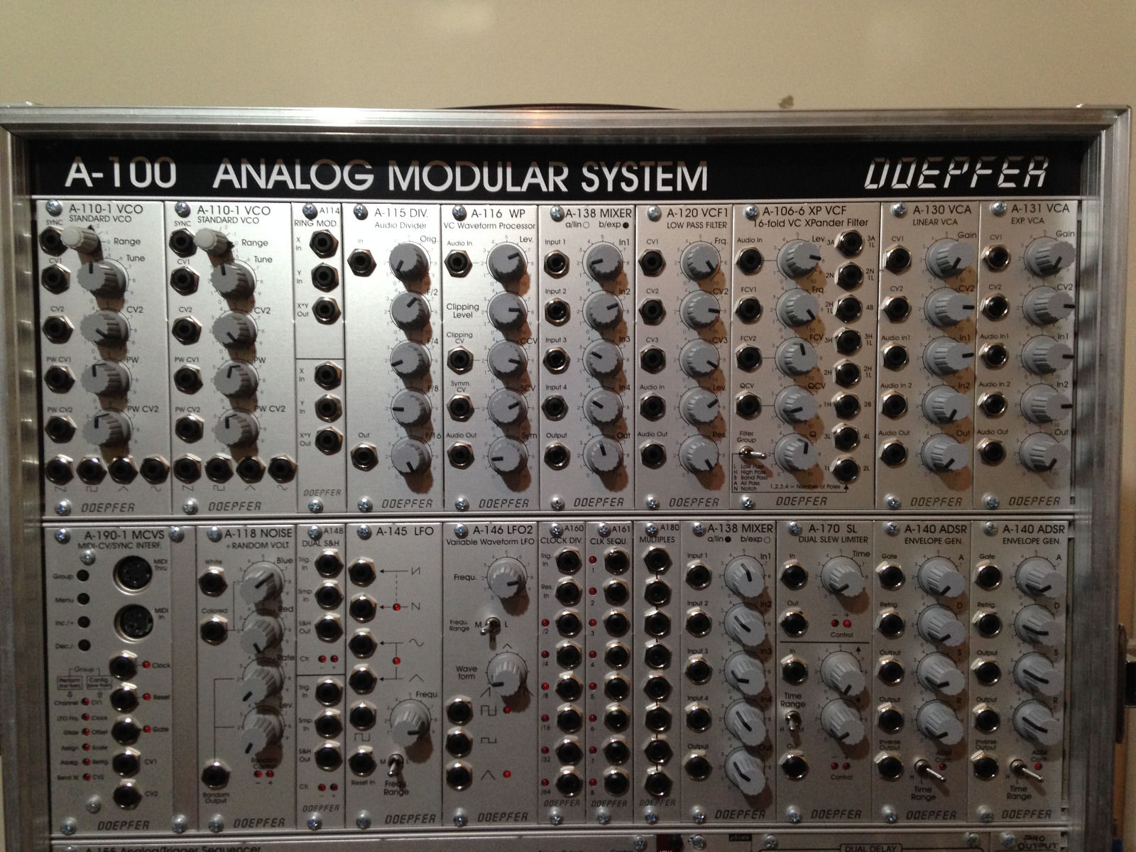 MATRIXSYNTH: Doepfer A-100 Eurorack Analog Modular Synthesizer with Extras