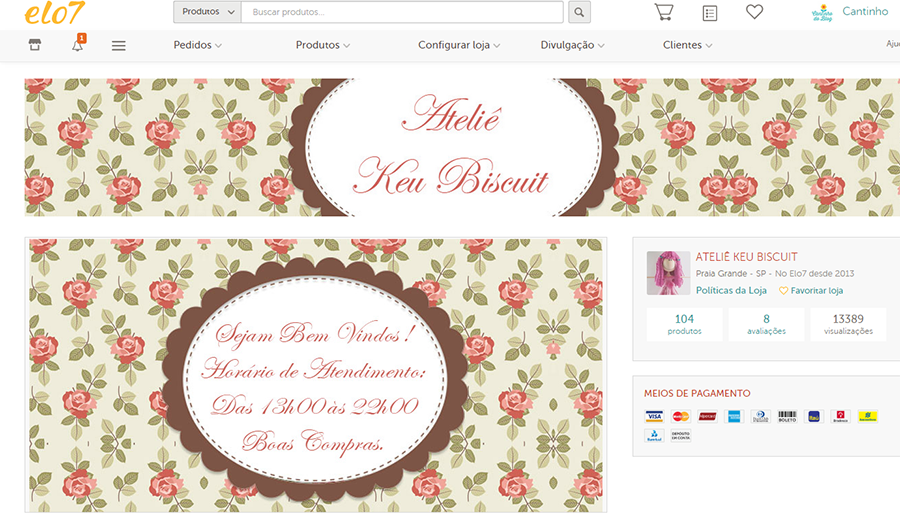 Kit facebook + Kit elo 7 Encomenda entregue - Cantinho do blog