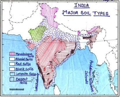 Map Work Social Science Class 10