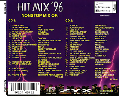 RETRO DISCO HI-NRG: HIT MIX '96 (2CD Set) 41 original artists non-stop ...