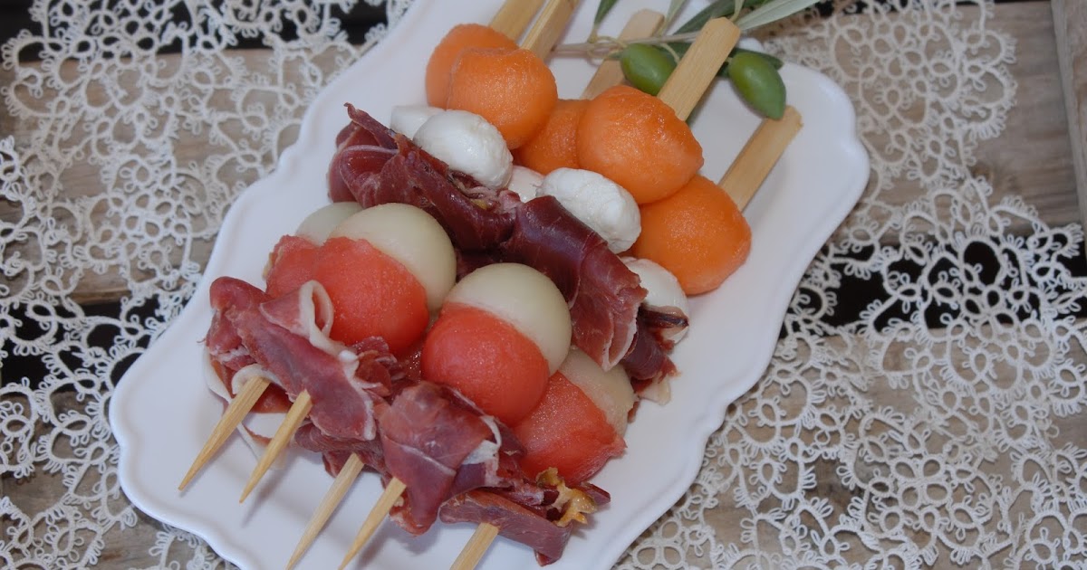 Bakemester Snipp: Tapas;Melonspyd med Serrano skinke