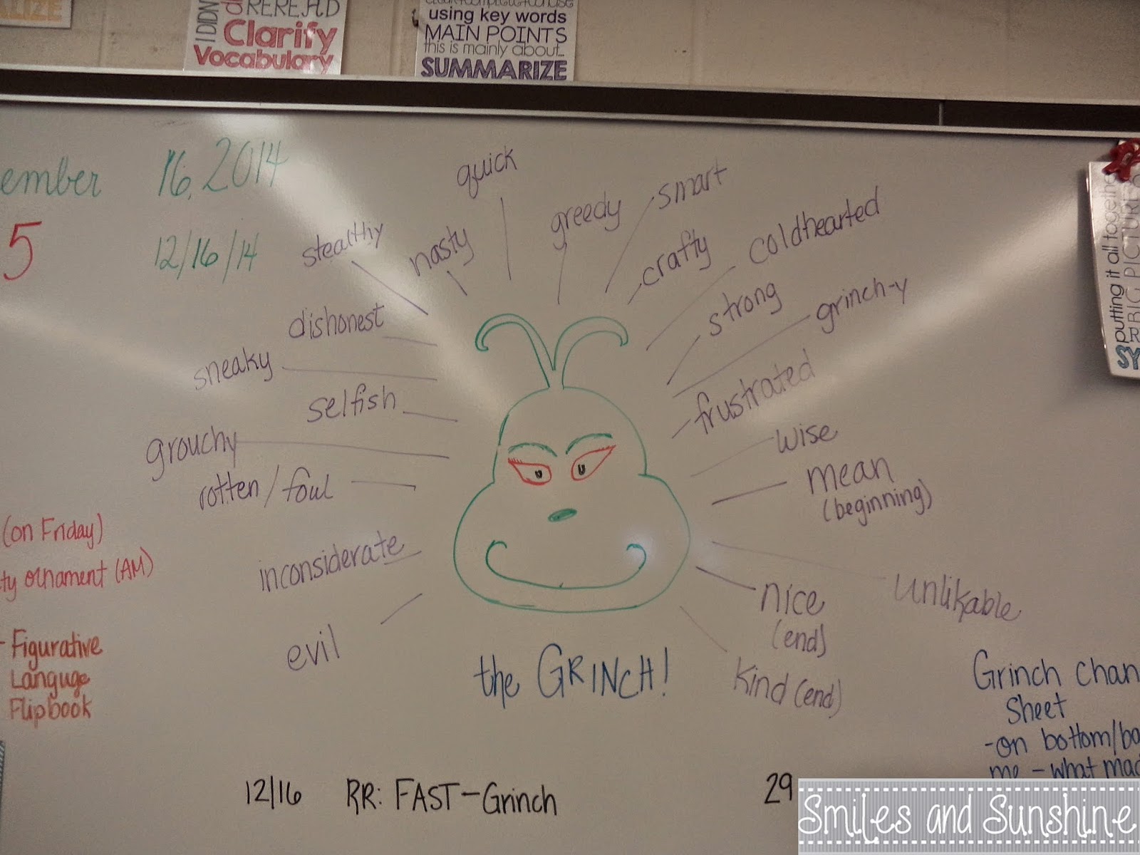 Smiles and Sunshine: You're a Mean One, Mr. Grinch