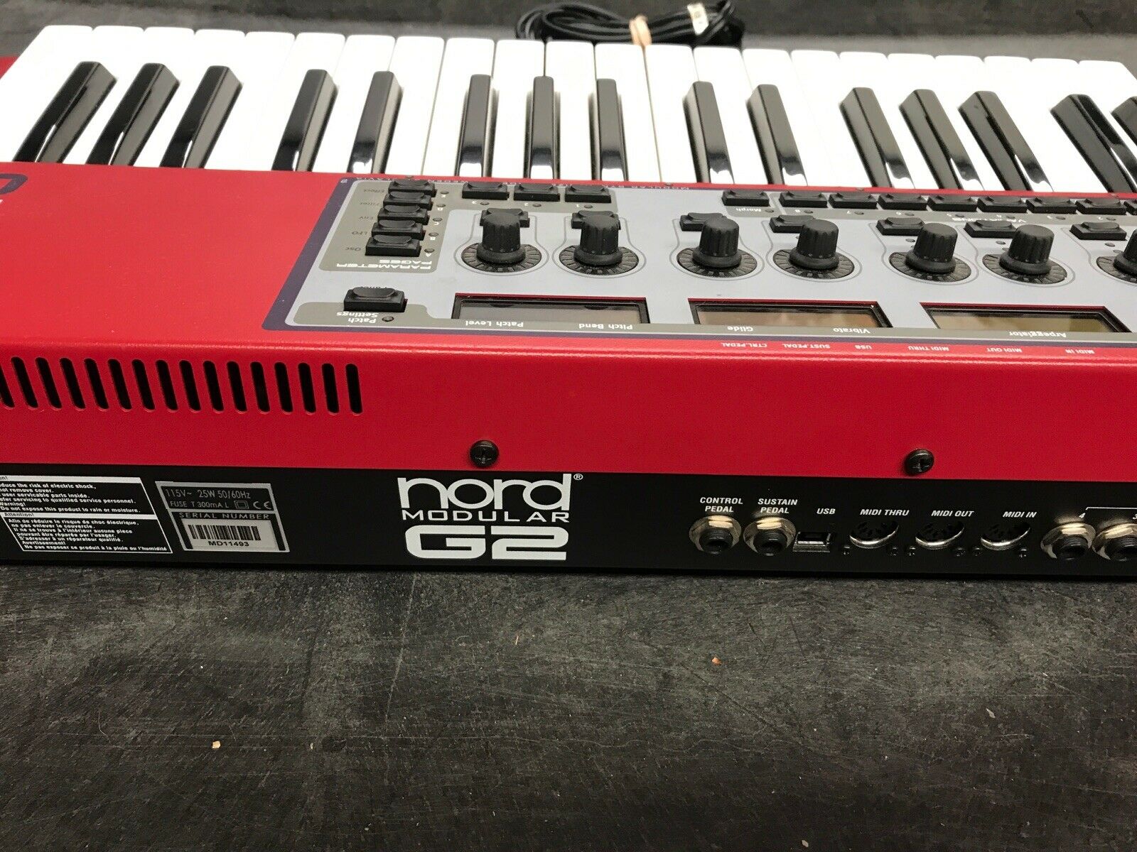 MATRIXSYNTH: Clavia Nord Modular G2 SN MD11493