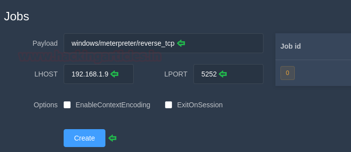 Kage Graphical User Interface For Metasploit Hacking Articles
