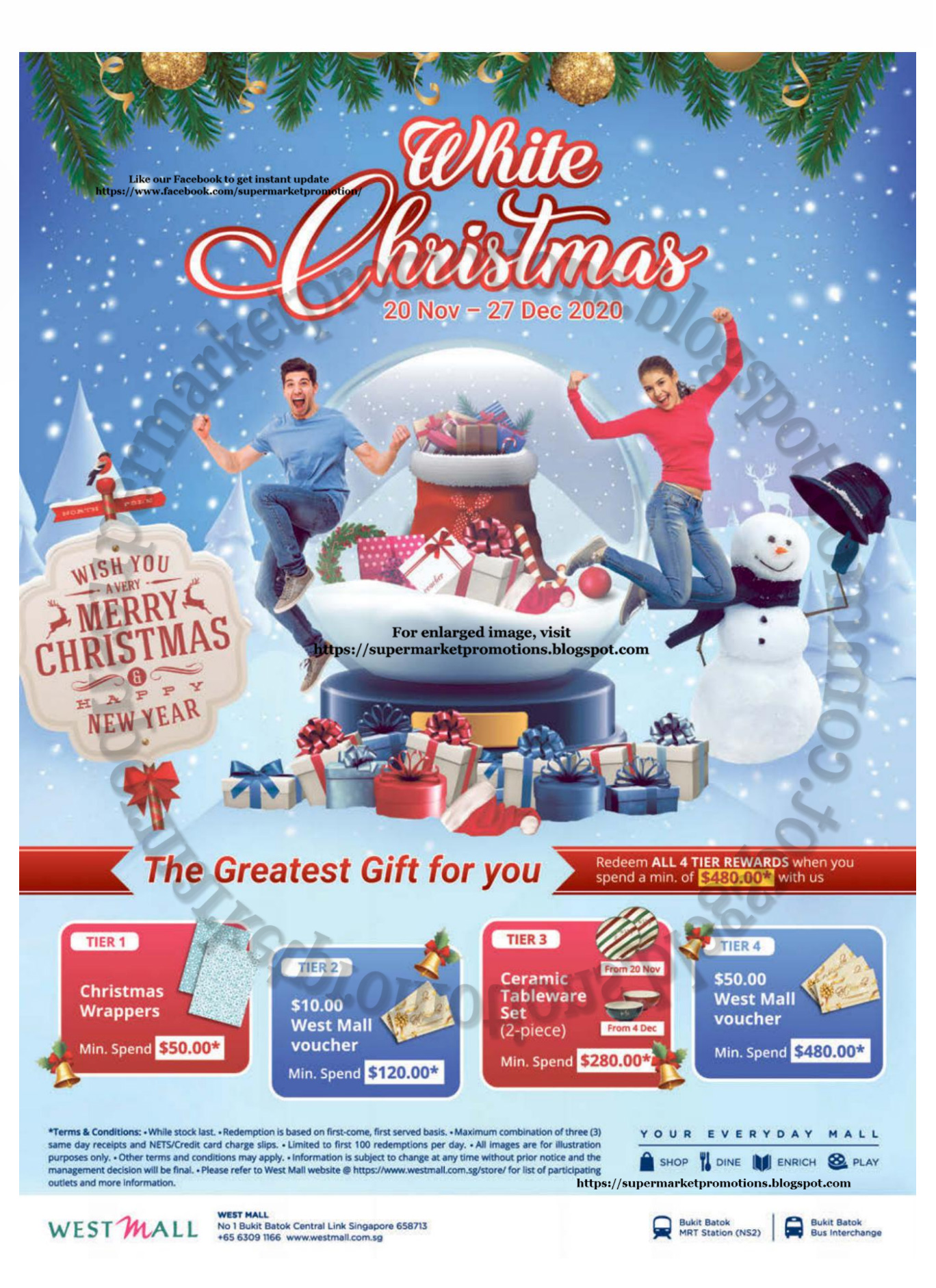 West Mall Christmas Promotion 20 November - 27 December 2020 ...