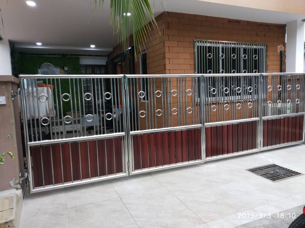 AWNING PAGOLA DAN GRILL : Nilai: Memasang Pagar Stainless Steel di Desa ...