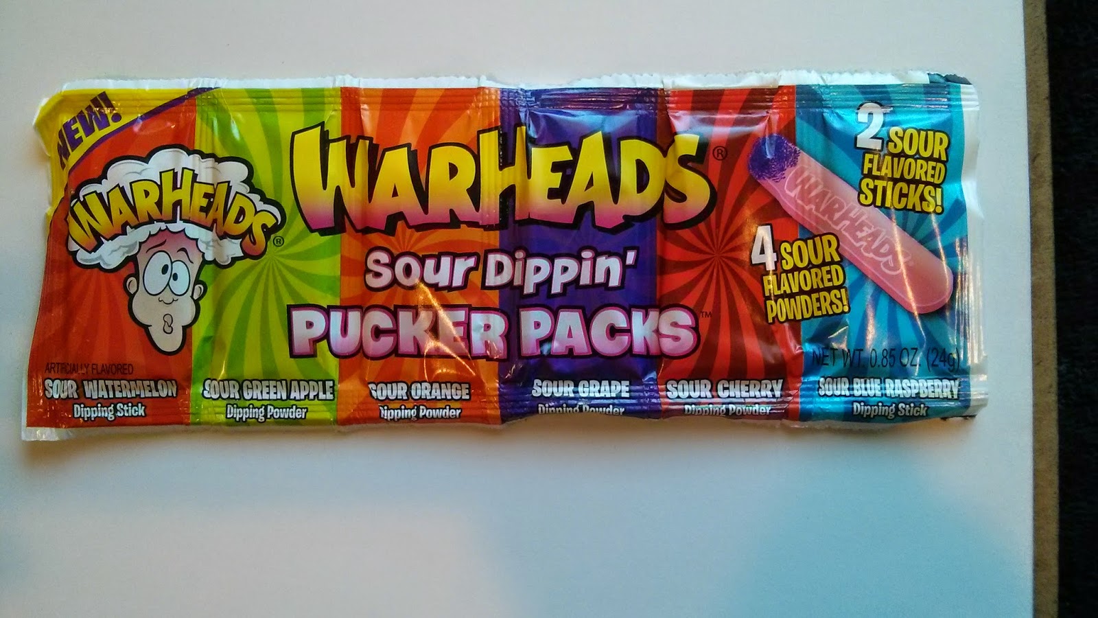 Curculin Candy: Warheads Sour Dippin' Pucker Packs