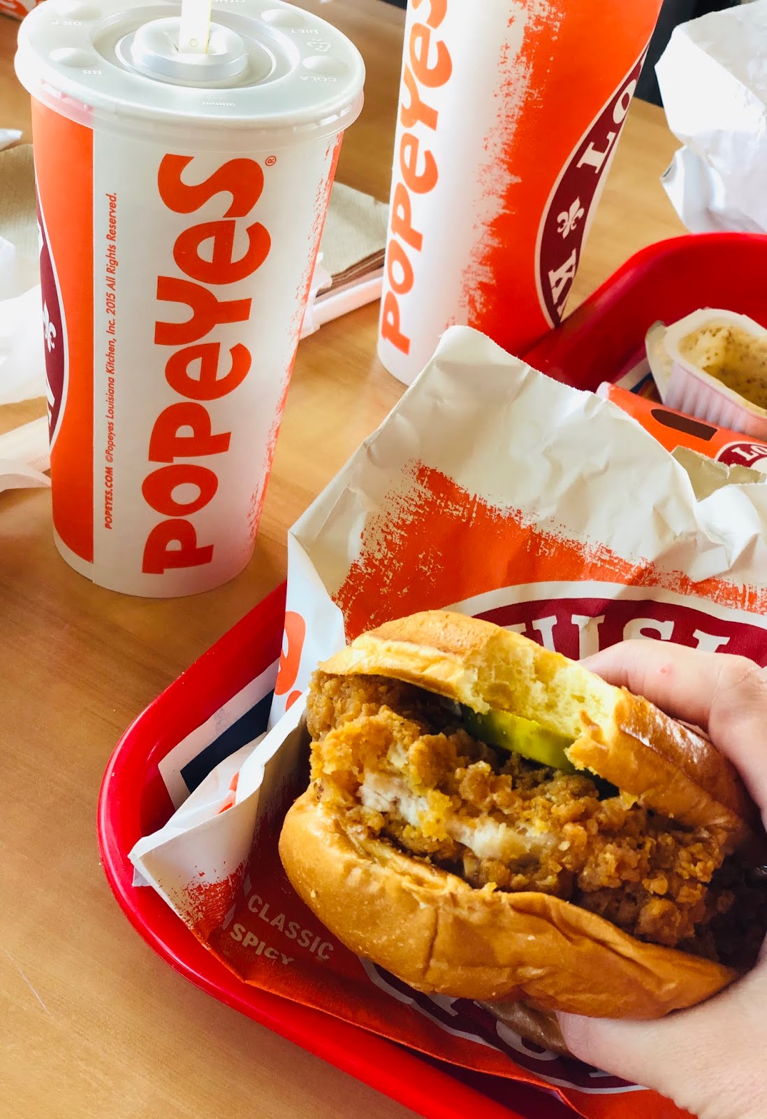 Airing My Laundry, One Post At A Time...: Popeye's Spicy Chicken ...