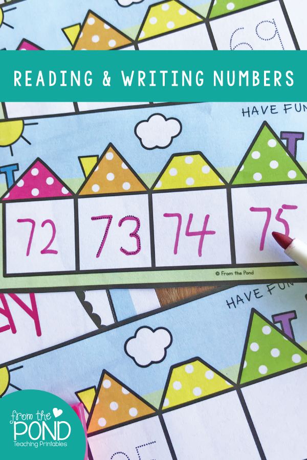 Reading And Writing Numbers To 100 From The Pond Reading And Writing Numbers To 100 From The Pond