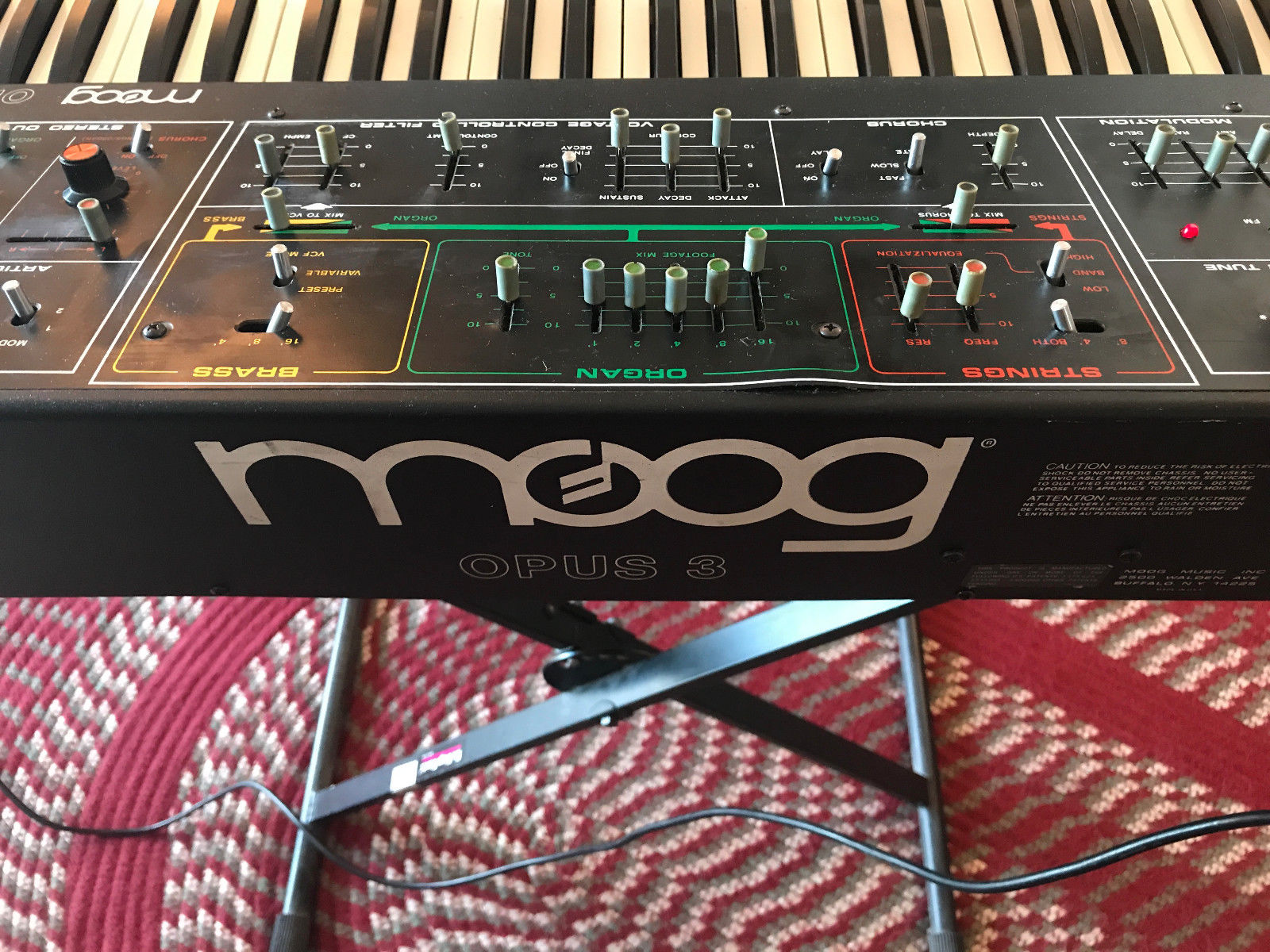 MATRIXSYNTH: 1980 MOOG Opus 3 Analog String Brass Organ Synthesizer ...