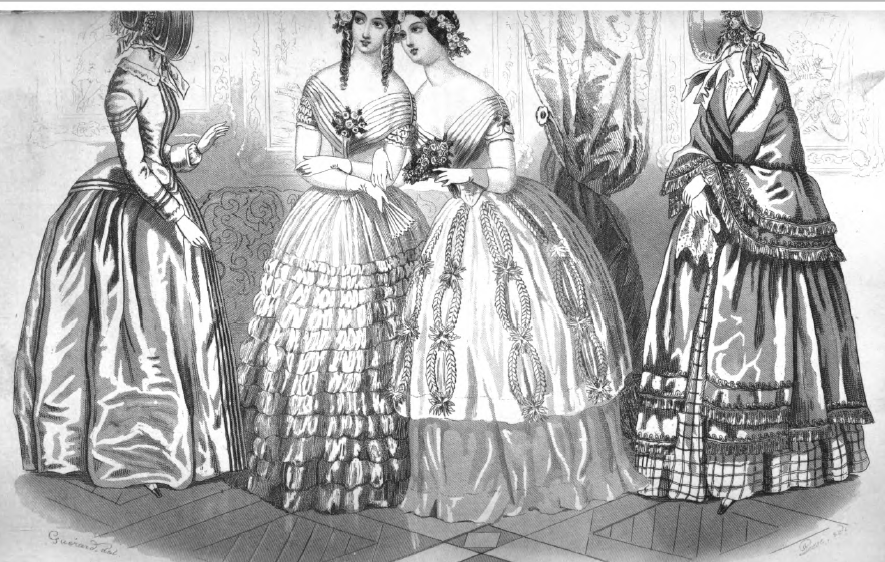 19th Century Historical Tidbits: 1845 Fashions