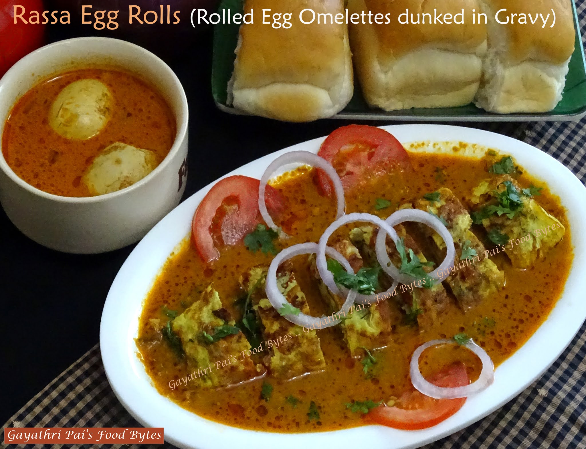 Gayathri Pai's Food Bytes: Rassa (Rosu/ Ros) Egg Rolls (Rolled ...
