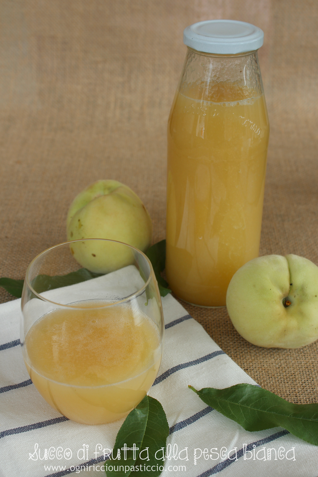 Ogni riccio un pasticcio - Blog di cucina: Succo di frutta alla pesca ...