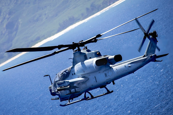 SNAFU!: AH-1Z Viper helicopter with HMLA-367 conducts a training flight ...